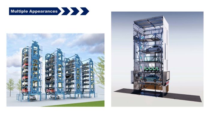 Rotary Tower System for 16 cars - YKEINT-AUTO